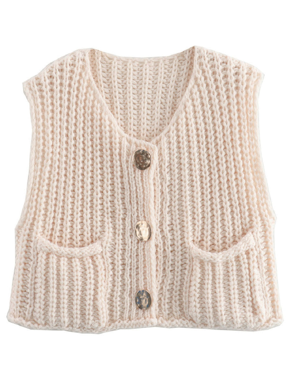 FINAL SALE Greer Sweater Vest-Ivory – A Touch of Jane